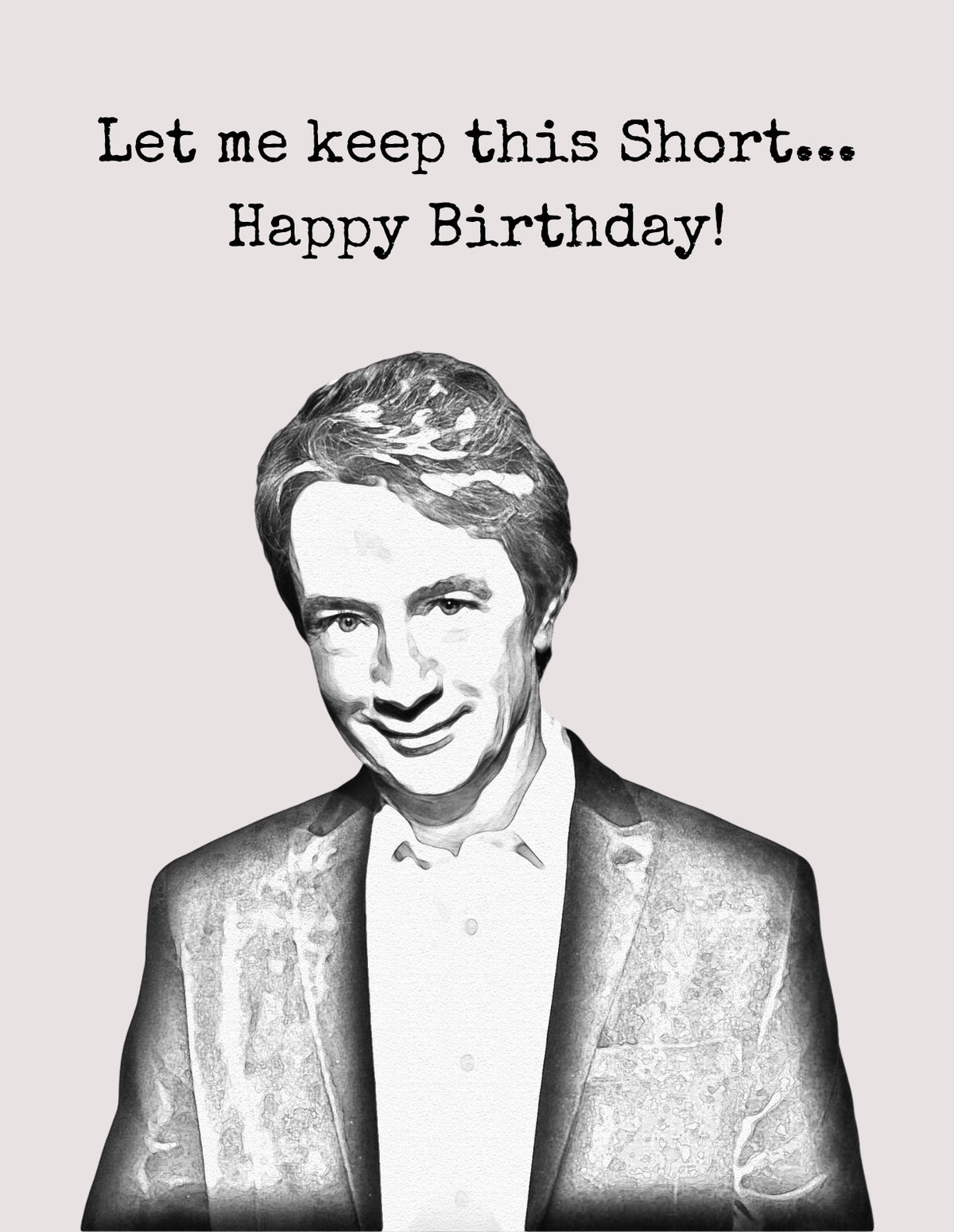 (Martin) Short Birthday Card | Sadie & June