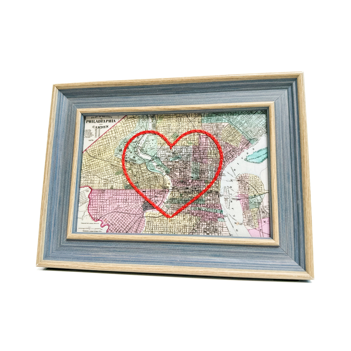 Philadelphia Heart Map | Sadie & June | Sadie & June