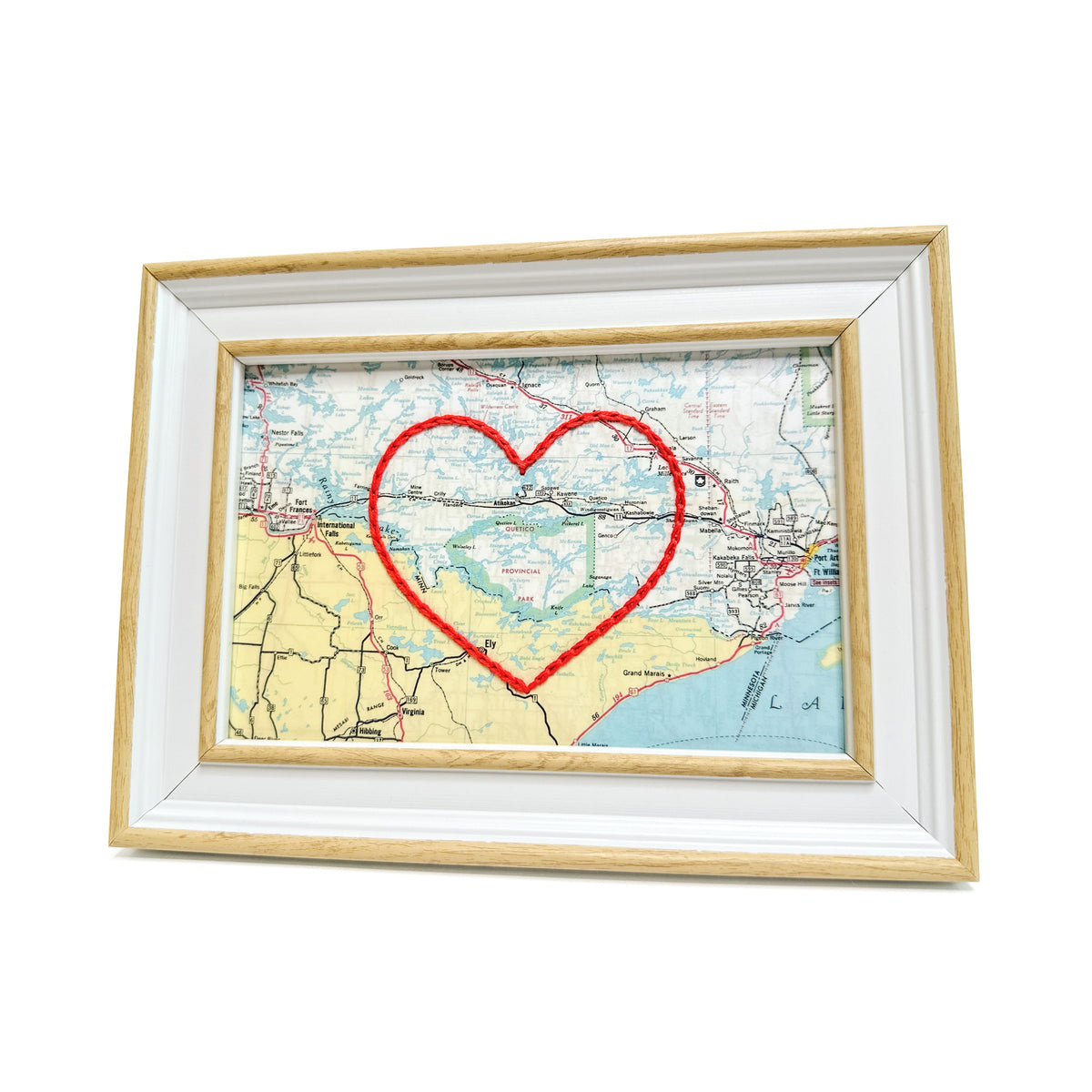 Quetico Provincial Park Heart Map | Sadie & June | Sadie & June