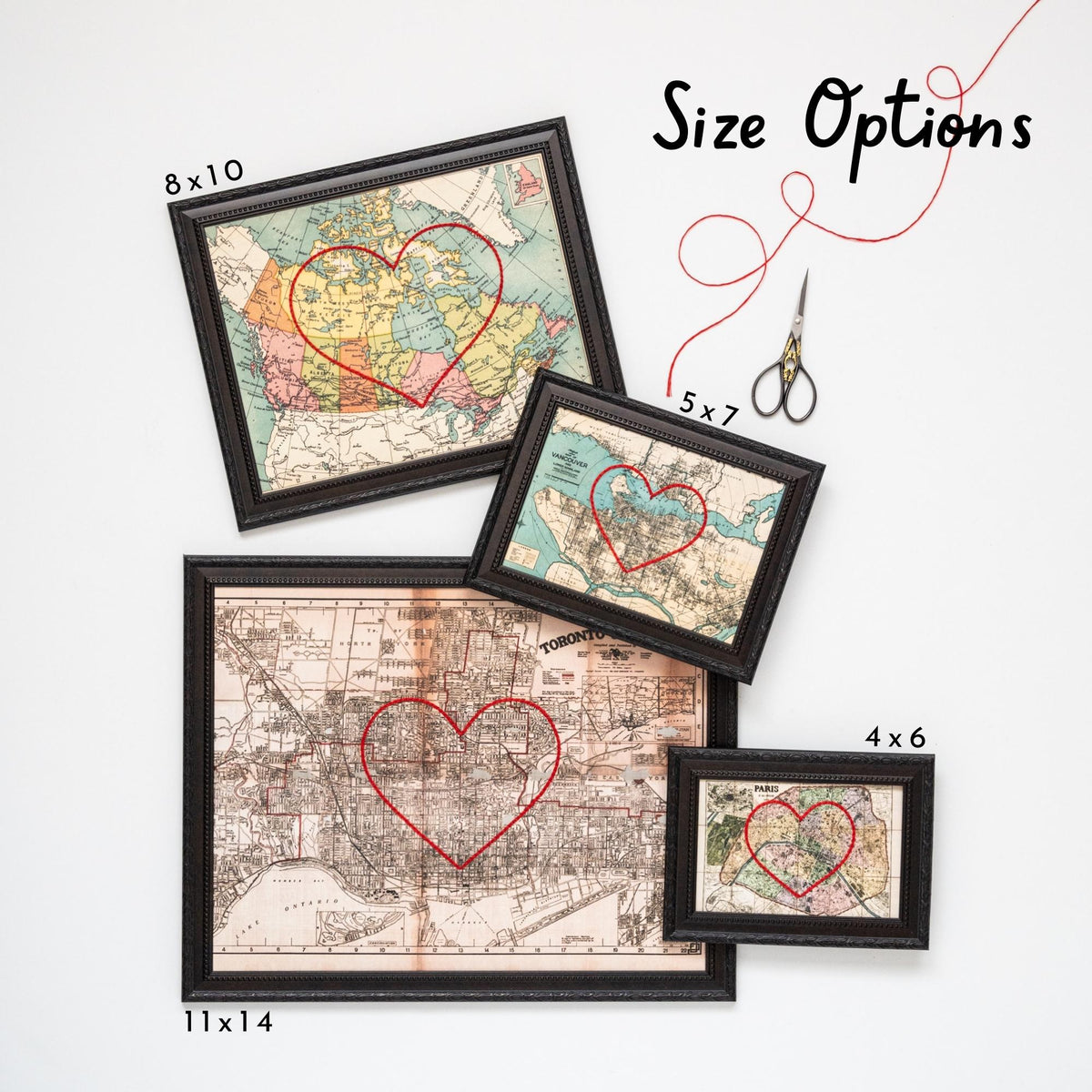 Gatineau-Hull Heart Map | Sadie & June | Sadie & June